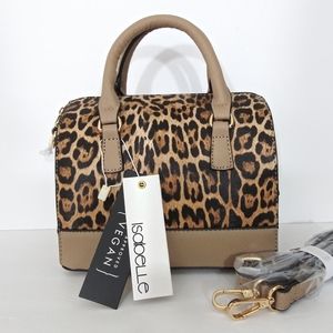 Isabelle Vegan | Bags | Nwt Isabelle Vegan Mini Satchel Crossbody Bag ...